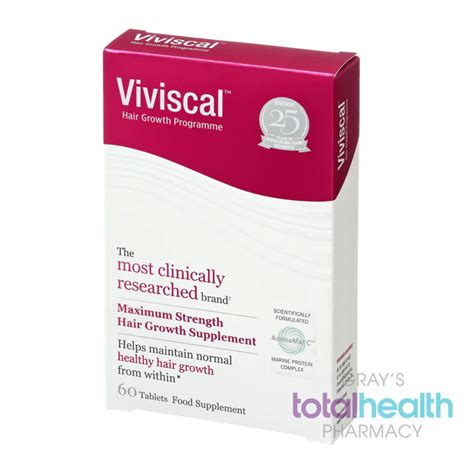 Viviscal Hair Growth Programme Max Strength 60 Tabs Grays