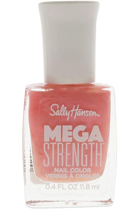 Sally Hansen Mega Strength Nail Polish Sally Sells Sea Shells 0 4 Fl Oz