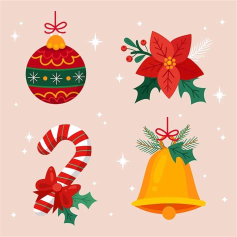 Premium Vector Christmas Elements Collection