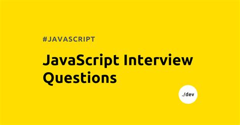 Javascript Interview Questions