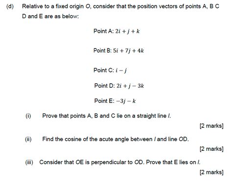 Solved D Relative To A Fixed Origin O Consider That The Chegg Com