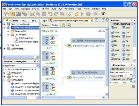 11 developing composite applications with the netbeans casa editor