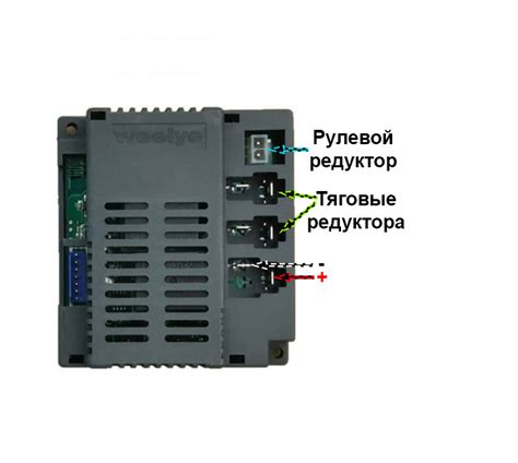 Блок управления с пультом для детского полноприводного электромобиля Детское Царство