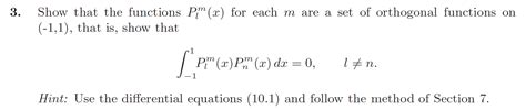 Solved Show That The Functions P X For Each M Are A Chegg Com