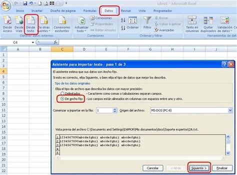 Importar Archivo De Txt Y Validar Estructura Vb Excel Visual Basic