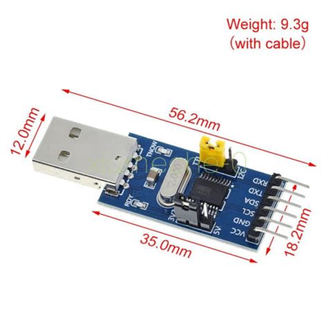 New Ch341t Usb To I2c Iic Uart Usb To Ttl 2 In 1 Mcu Ubuy India