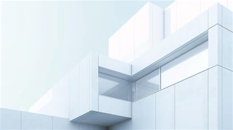 Photo Of A Minimalist Symphony In White Architecture Premium Ai Generated Image