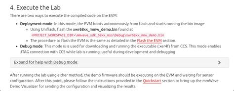 MMWAVEICBOOST IWR ISK No Console Response From MmWave Demo Visualizer Sensors Forum