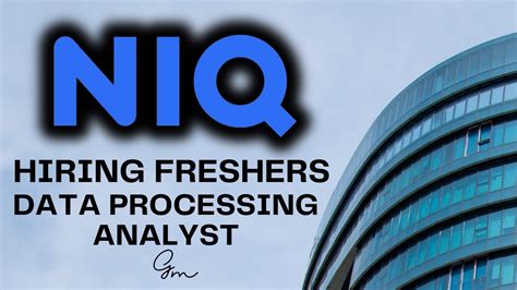 Nielseniq Hiring Freshers Data Processing Analyst Niq Gowtham M Youtube