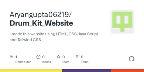 Github Aryangupta06219drumkitwebsite I Made This Website Using
