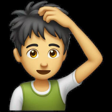 Person Scratching Their Head Emoji Ai Emoji Generator