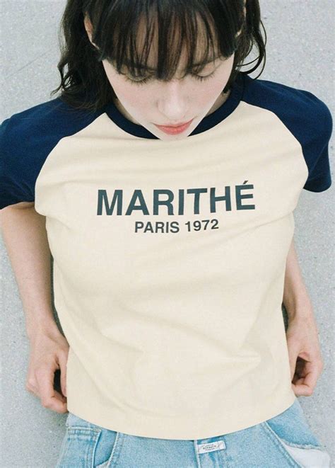 Marithe Francois Girbaud Tshirt Womens Fashion Tops Shirts On Carousell