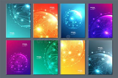 Abstract Technology Data Visualization Background Network Futuristic Wireframe Artificial