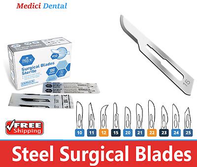 Surgical Blades Stainless Sterile Blade 10 11 12 15 20 21 22