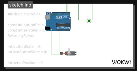 Cancela Com Botão Wokwi Esp32 Stm32 Arduino Simulator