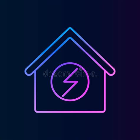 House Electric Nolan Icon Simple Thin Line Outline Vector Of Real Estateicons For Ui And Ux