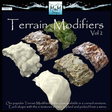 Second Life Marketplace Terrain Modifiers Vol 2 Mnm Designs