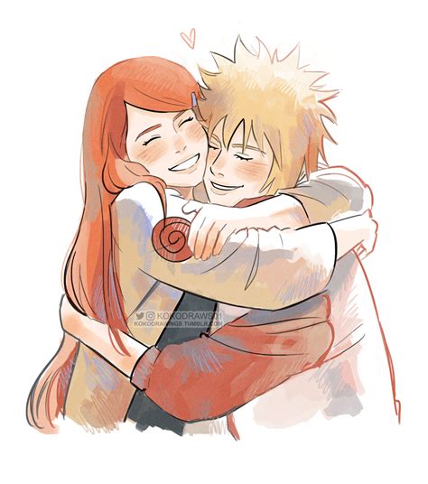 Minato Namikaze And Kushina Uzumaki Kiss
