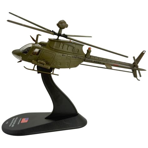 Bell Oh 58d Kiowa Warrior Diecast Model Helicopter Airmodels