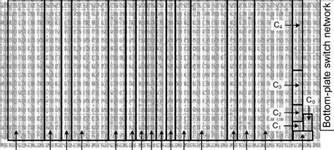 Layout Of The Capacitor Array Which Follows A Partial Download Scientific Diagram