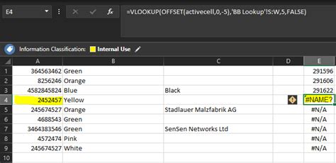 Excel Performing A Vlookup With A Dynamic Lookupvalue Stack Overflow
