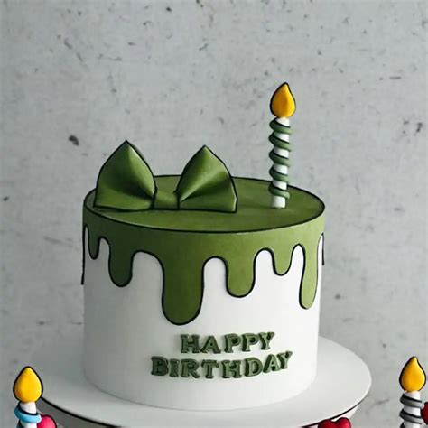 تزیین کیک تولد ساده با ایده های دیزاین کلاسیک و خاص پینترستی