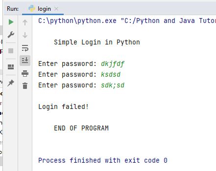 Simple Login In Python Free Computer Programming Source Codes To All