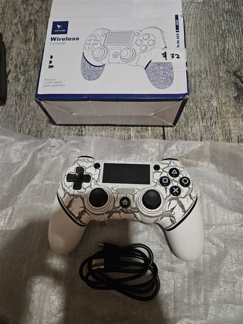 Dyonder Wireless Controller For Ps4 Wireless Remote Gamepad With Unique Cracked Design Dual