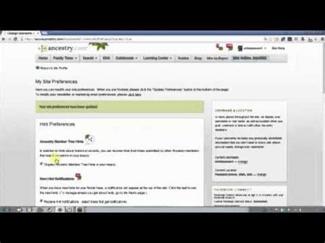 Updating Your Profile Page And Other Account Settings It