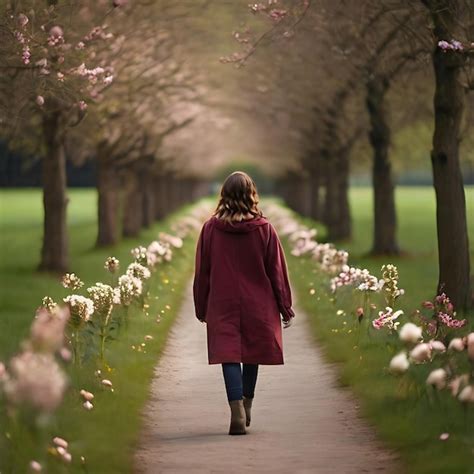 Premium Photo A Person Walking Along A Path Symbolic Of Personal