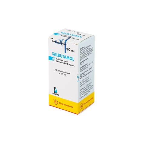 Salbutamol Solucion Neb X 20ml Farmacia Trinity