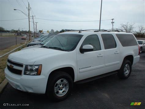 2007 Summit White Chevrolet Suburban 1500 Lt 4x4 46612201 Photo 5