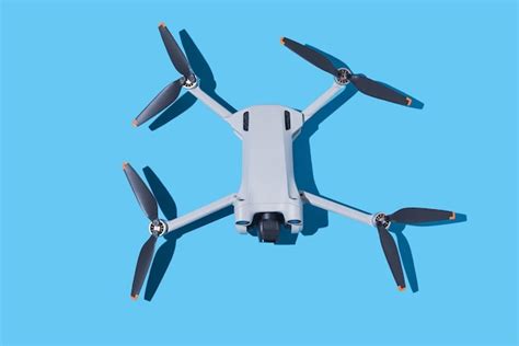 Premium Photo Gray Drone With Photo And Video Camera And Dark