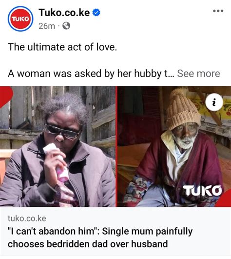 I Had To See My Father Naked My Hubby Asked Me To Choose Between Him And My Dad Lady Sadly