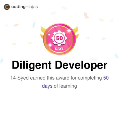 Syed Maajid Nazki On Linkedin Codingninjas Achievements