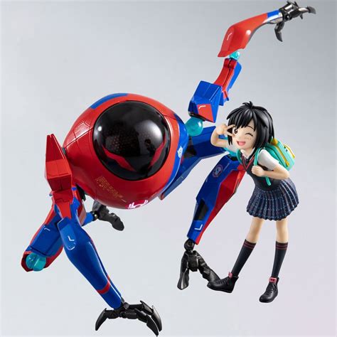 Spider Man Into The Spider Verse Sv Action Peni Parker And Spdr Figure