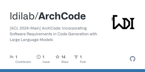 Github Ldilabarchcode Acl 2024 Main Archcode Incorporating