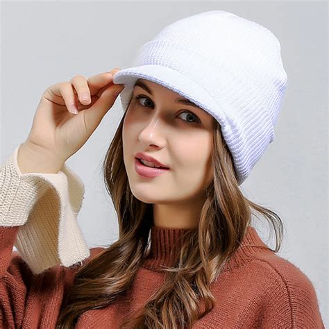 Женская и мужская вязаная шапка в армейском стиле с толстыми полосками шерстяные шапочки шапка