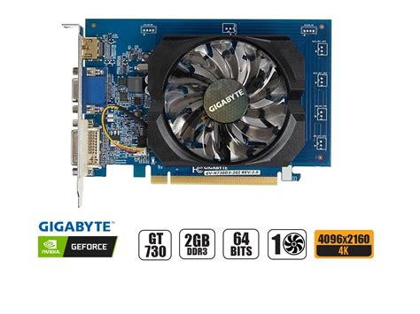 Tarjeta De Video Gigabyte Geforce Gt 730 2gb 64 Bit Ddr3