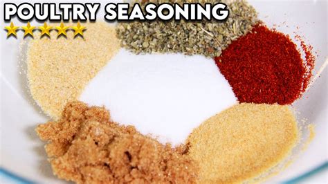 Homemade Poultry Seasoning Recipe For Turkey And Chicken Youtube
