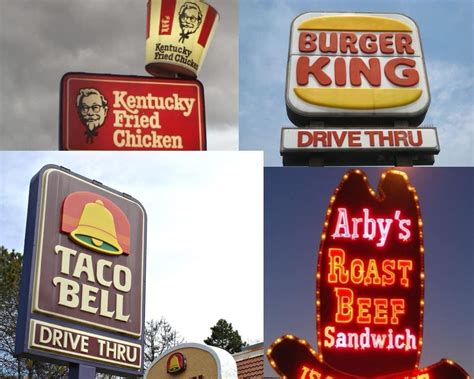 A Nostalgic Trip Down Fast Food Lane Iconic Signs Of The 90s