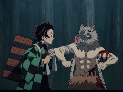 Tanjiro And Inosuke Anime Slayer Demon