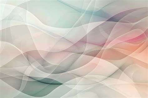 Abstract Waves Of Color Flowing Seamlessly Creating A Serene And Elegant Visual Masterpiece