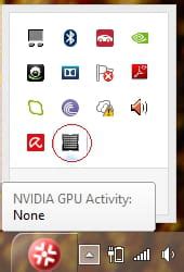 Display GPU Activity Icon In The Notification Area On NVIDIA CCM