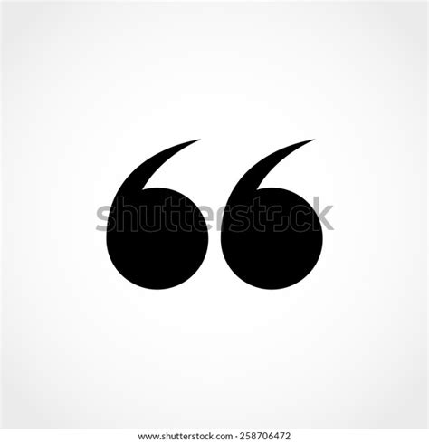 Quotation Mark Symbol Double Quotes End Stock Vector Royalty Free 258706472 Shutterstock