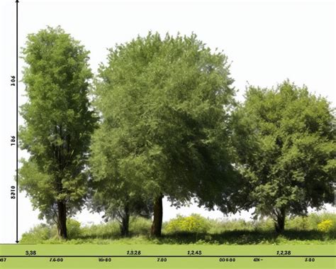 Premium Photo A Graph Showing The Growth Of Trees In A Field