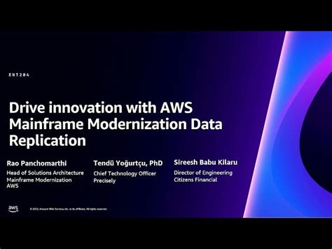 free video drive innovation with aws mainframe modernization data