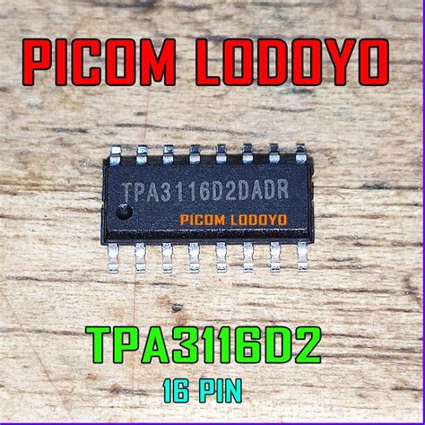 TPA D Audio Amplifier IC Pinout Datasheet Equivalent OFF