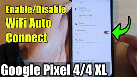 Google Pixel XL How To Enable Disable WiFi Auto Connect YouTube