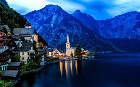 Cityscape City Hallstatt Austria Landscape Wallpapers Hd Desktop And Mobile Backgrounds
